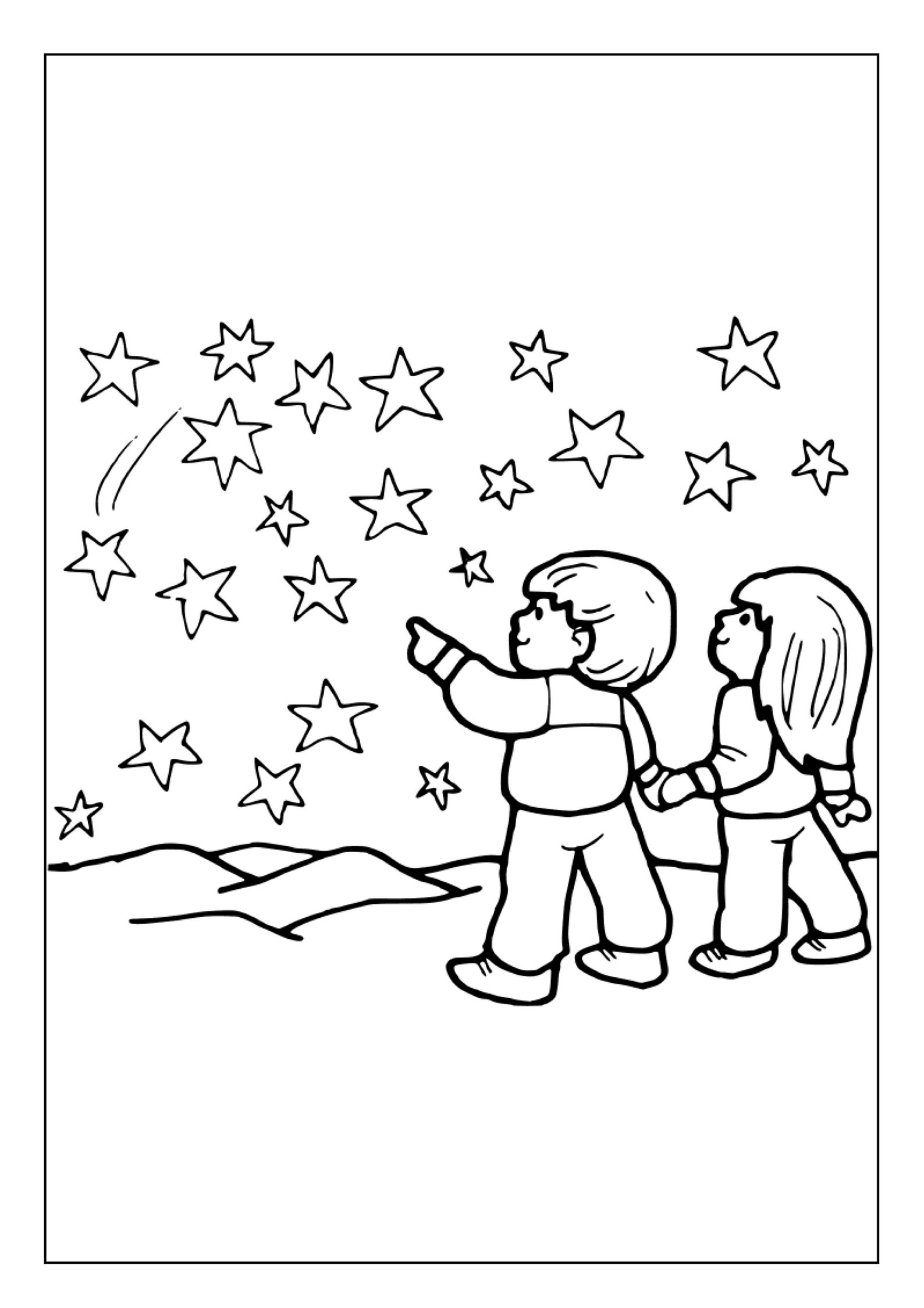 Printable Stars Coloring Pages for Kids and Adults | 85 Pages | Instant ...