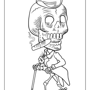 Printable Skeleton Coloring Pages for Kids and Adults | 60 Pages ...