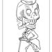 Printable Skeleton Coloring Pages for Kids and Adults | 60 Pages ...