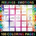 Printable Feelings Coloring Pages for Kids & Adults | 100 Pages ...