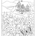 Printable Nature & Landscapes Coloring Pages for Kids and Adults | 80 ...