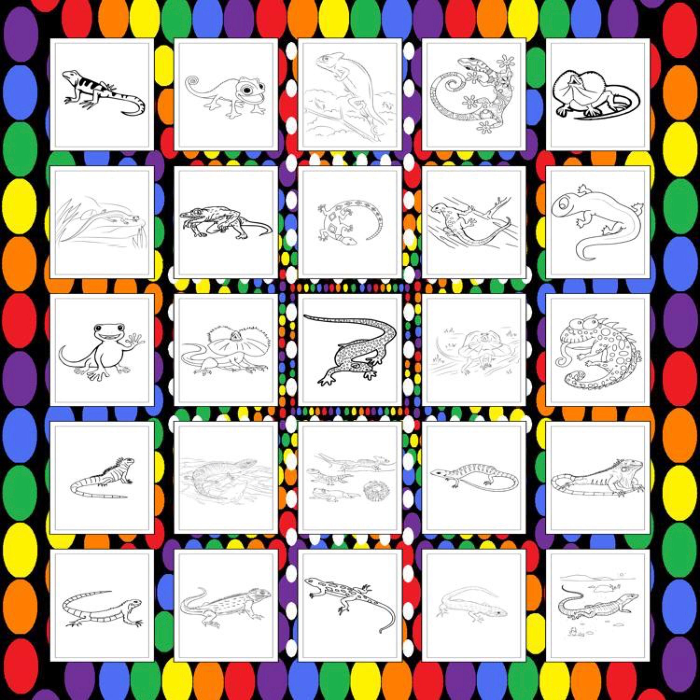 Printable Lizard Coloring Pages for Kids and Adults | 90 Pages ...