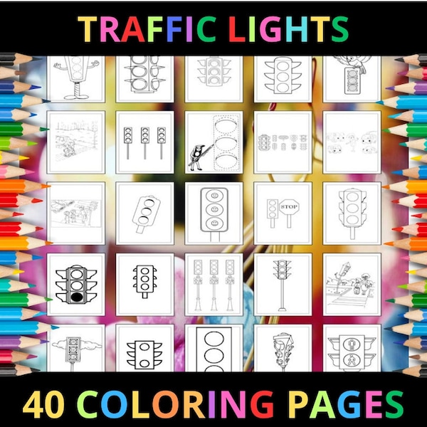 Traffic Light Printable - Etsy