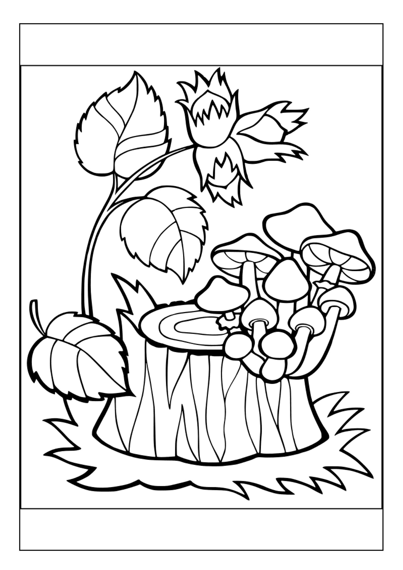 Printable Autumn Fall Coloring Pages for Kids and Adults | 55 Pages ...
