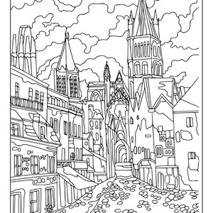 Printable Scenery Coloring Pages for Kids and Adults | 50 Pages ...