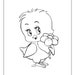Printable Baby Chick Coloring Pages for Kids & Adults 25 Pages Instant ...