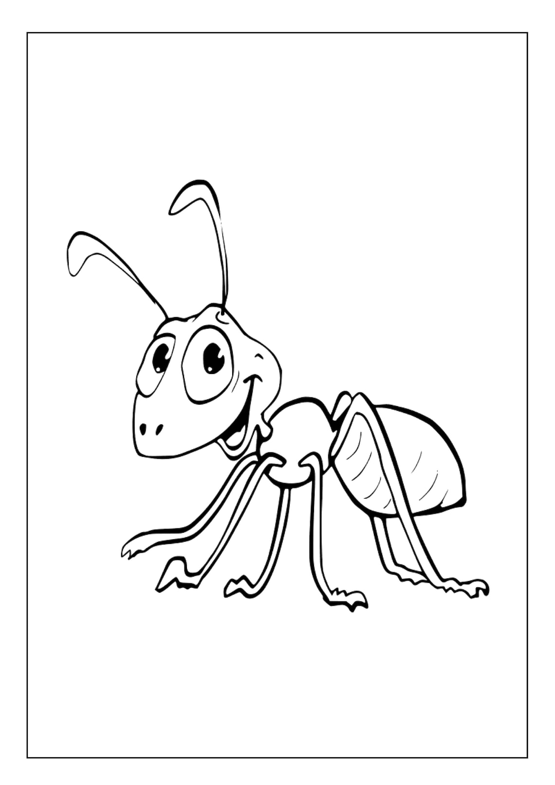 Printable Ants Coloring Pages for Kids & Adults | 50 Pages | Instant ...