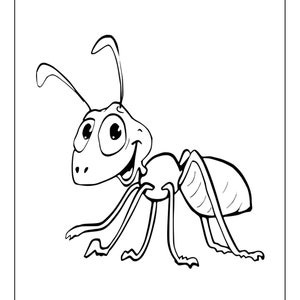 Printable Ants Coloring Pages for Kids & Adults | 50 Pages | Instant ...