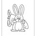 Printable Hares Coloring Pages for Kids & Adults | 40 Pages | Instant ...