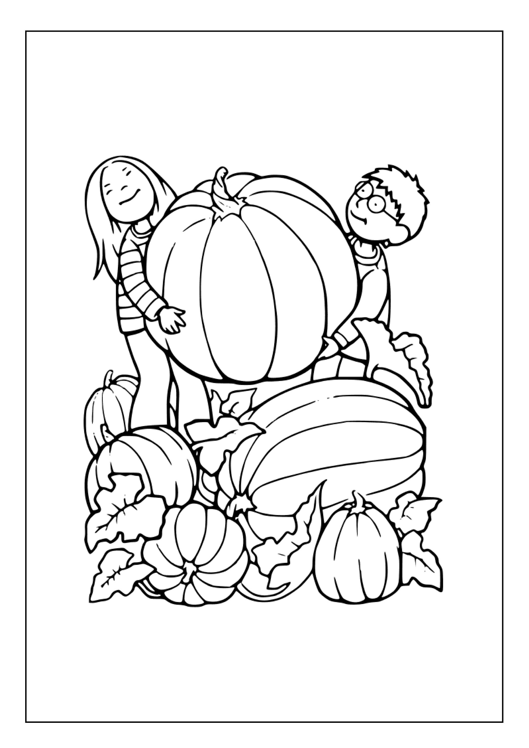 Printable Pumpkin Coloring Pages for Kids & Adults | 25 Pages | Digital ...
