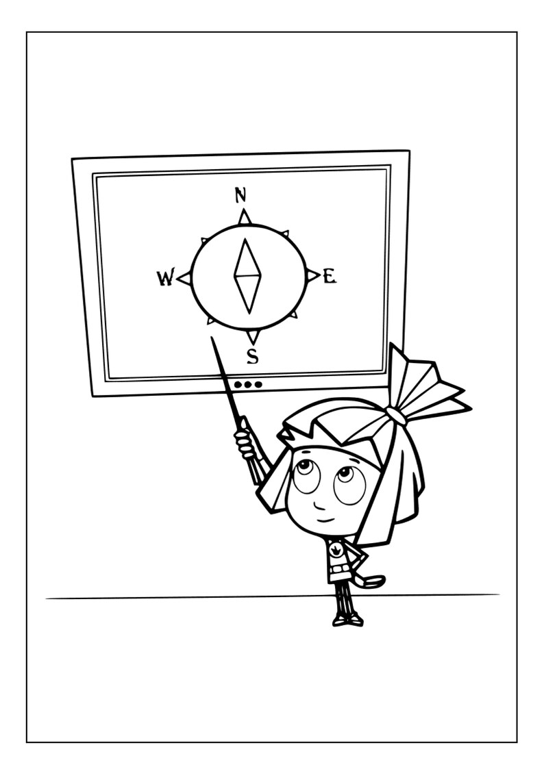 Printable Compass Coloring Pages for Kids & Adults | 90 Pages | Instant ...