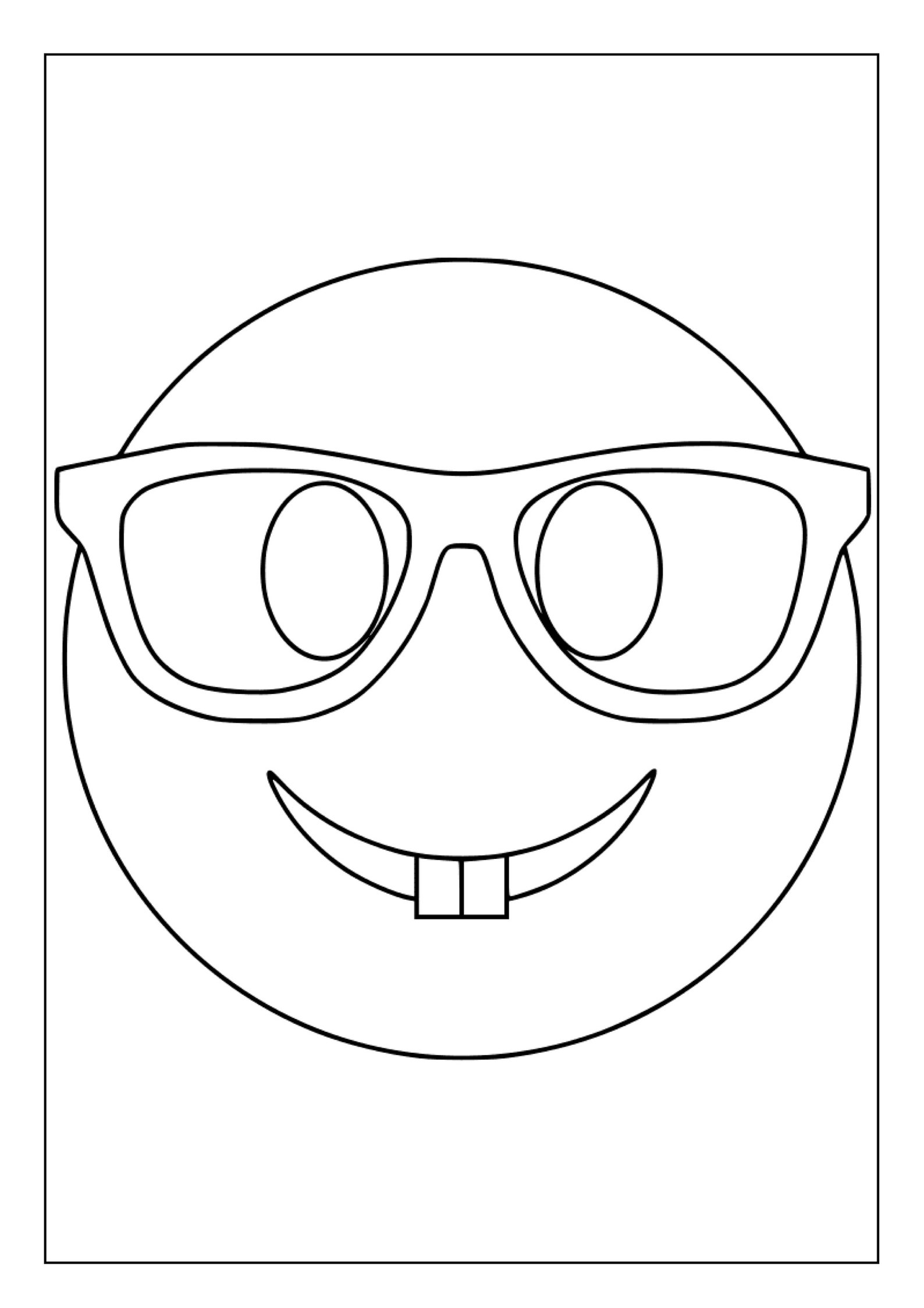 Printable Emoji Coloring Pages for Kids and Adults | 45 Pages | Instant ...