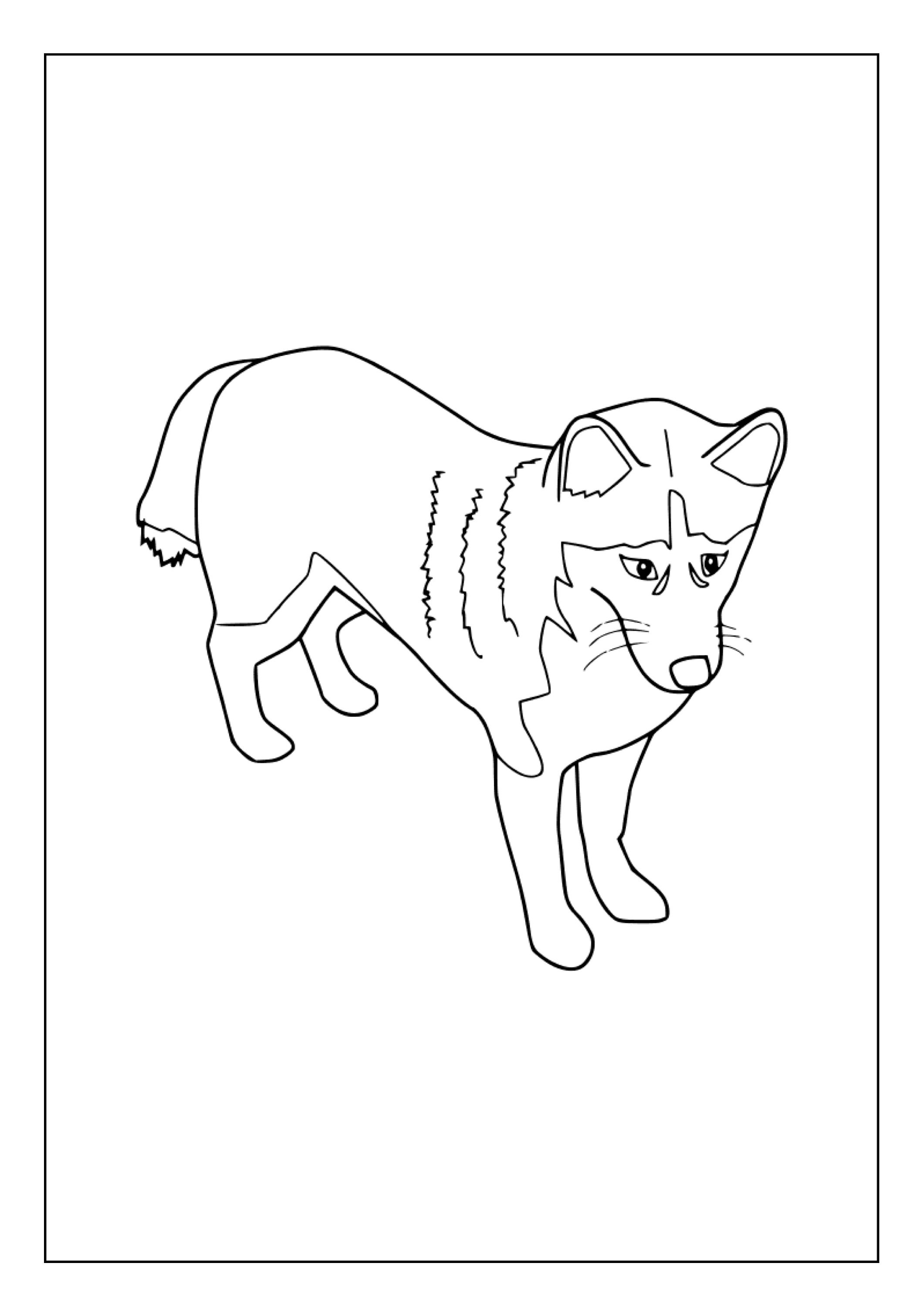 Printable Husky Coloring Pages for Kids and Adults | 45 Pages | Instant ...