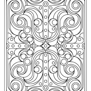 Printable Geometric Coloring Pages for Kids and Adults | 100 Pages ...