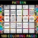 Printable Pattern Coloring Pages for Kids and Adults | 100 Pages ...