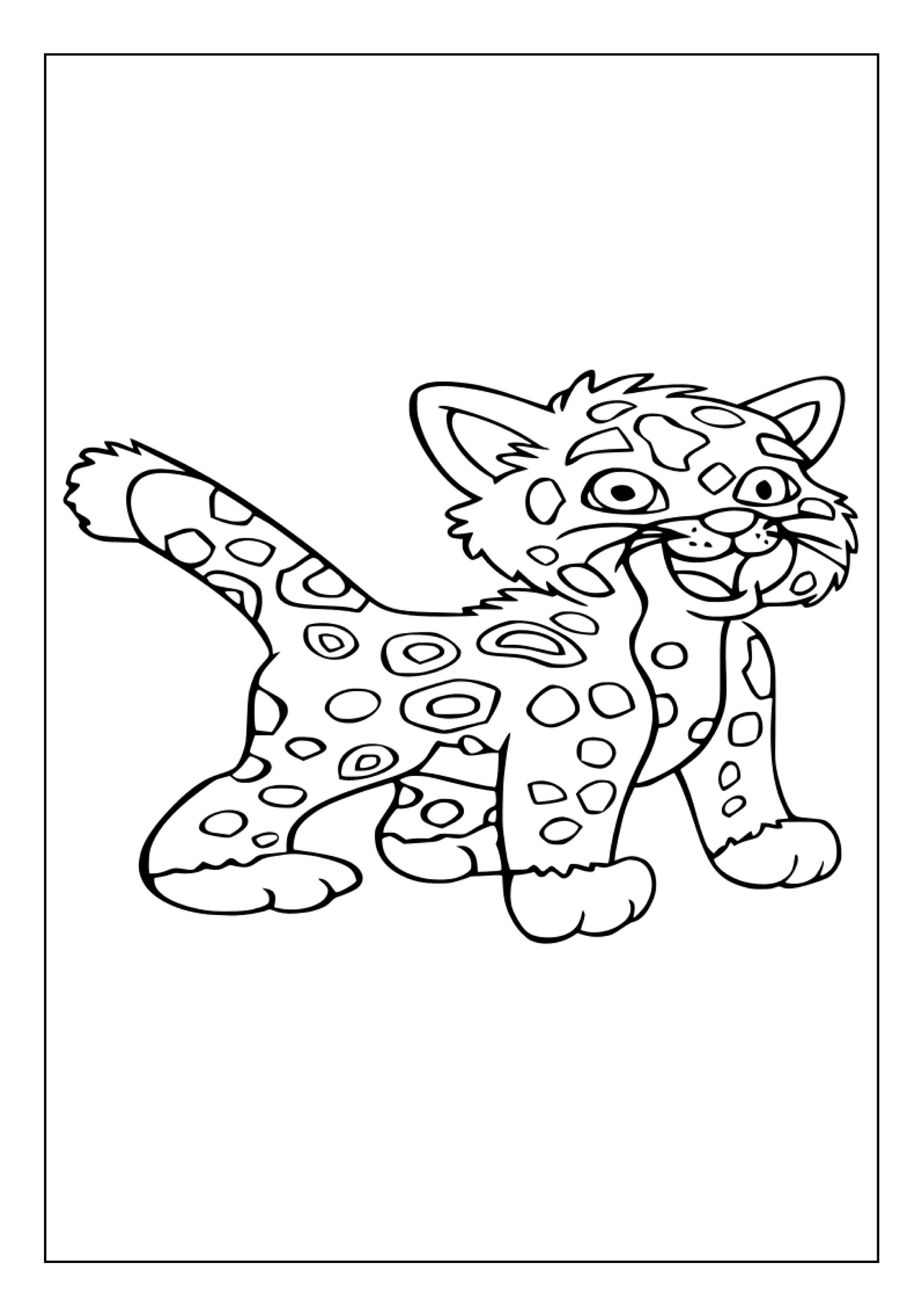 Printable Cheetah Coloring Pages for Kids & Adults | 90 Pages | Instant ...