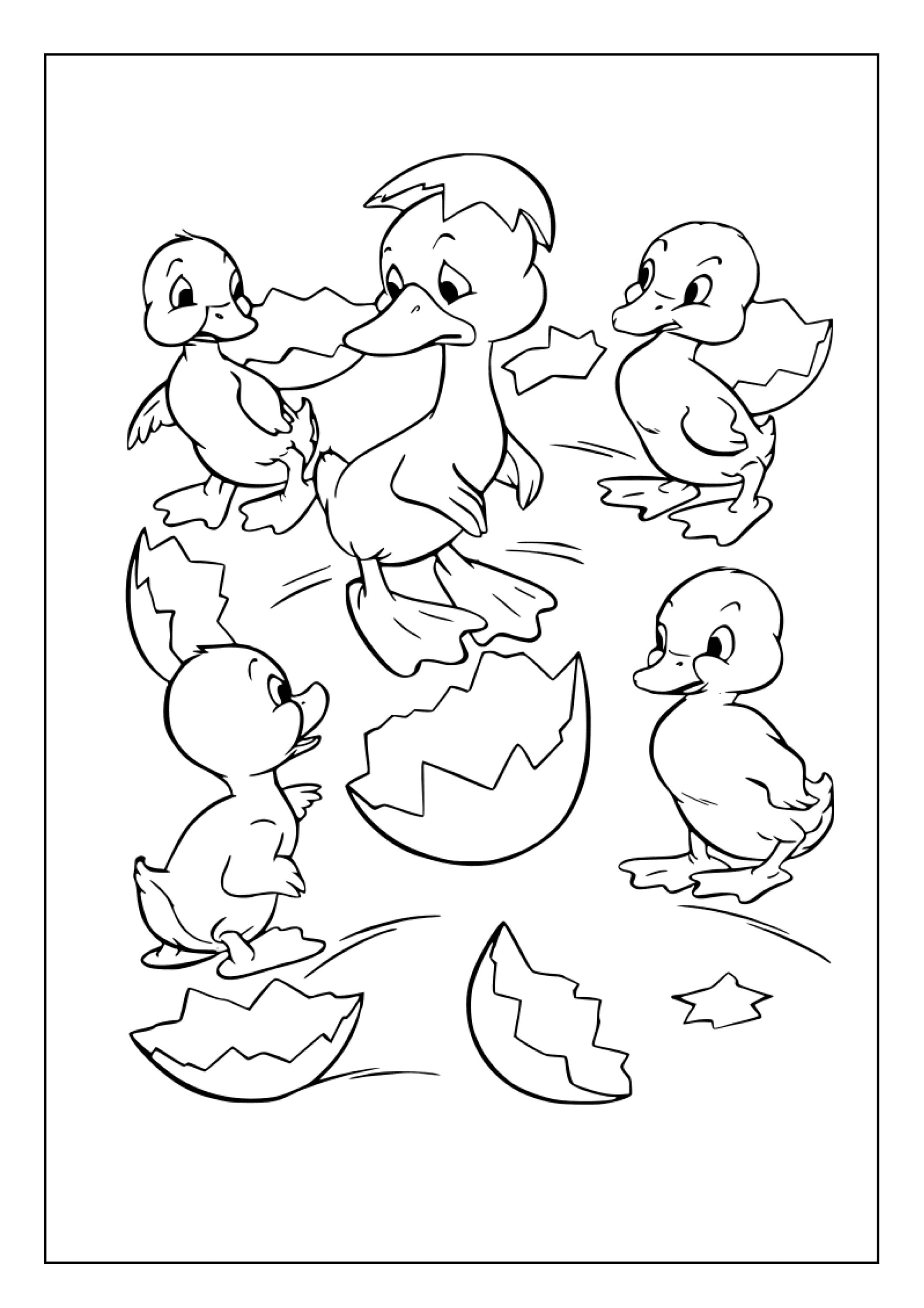 Printable Duckling Coloring Pages for Kids & Adults | 25 Pages ...