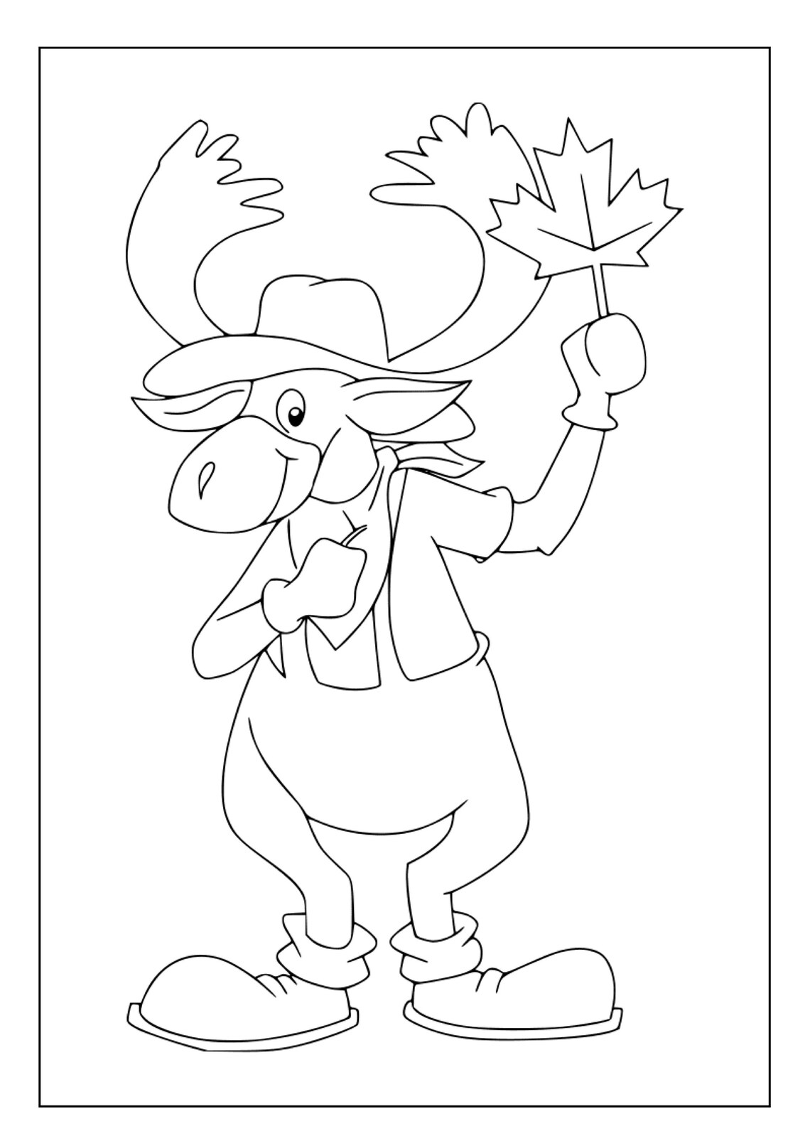 Printable Canada Coloring Pages for Kids & Adults | 60 Pages | Instant ...