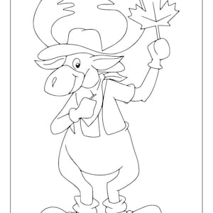 Printable Canada Coloring Pages for Kids & Adults | 60 Pages | Instant ...