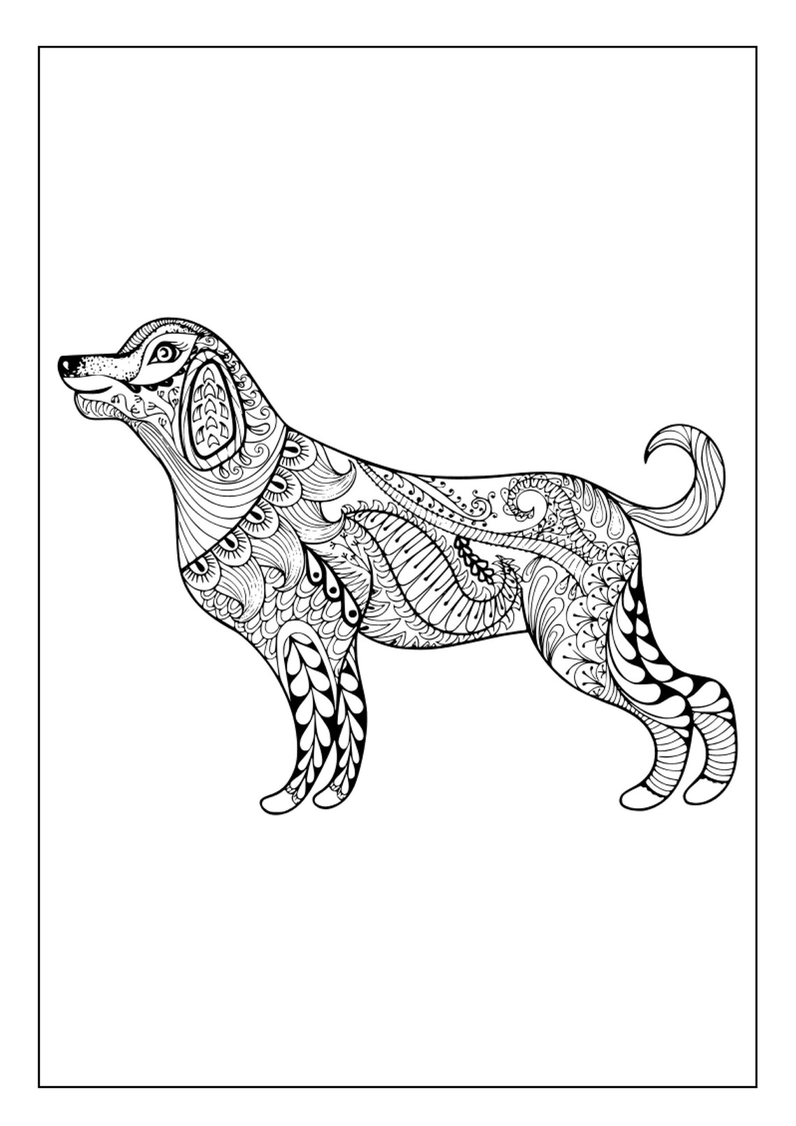 Printable Hard Animal Pattern Coloring Pages for Kids & Adults | 70 ...