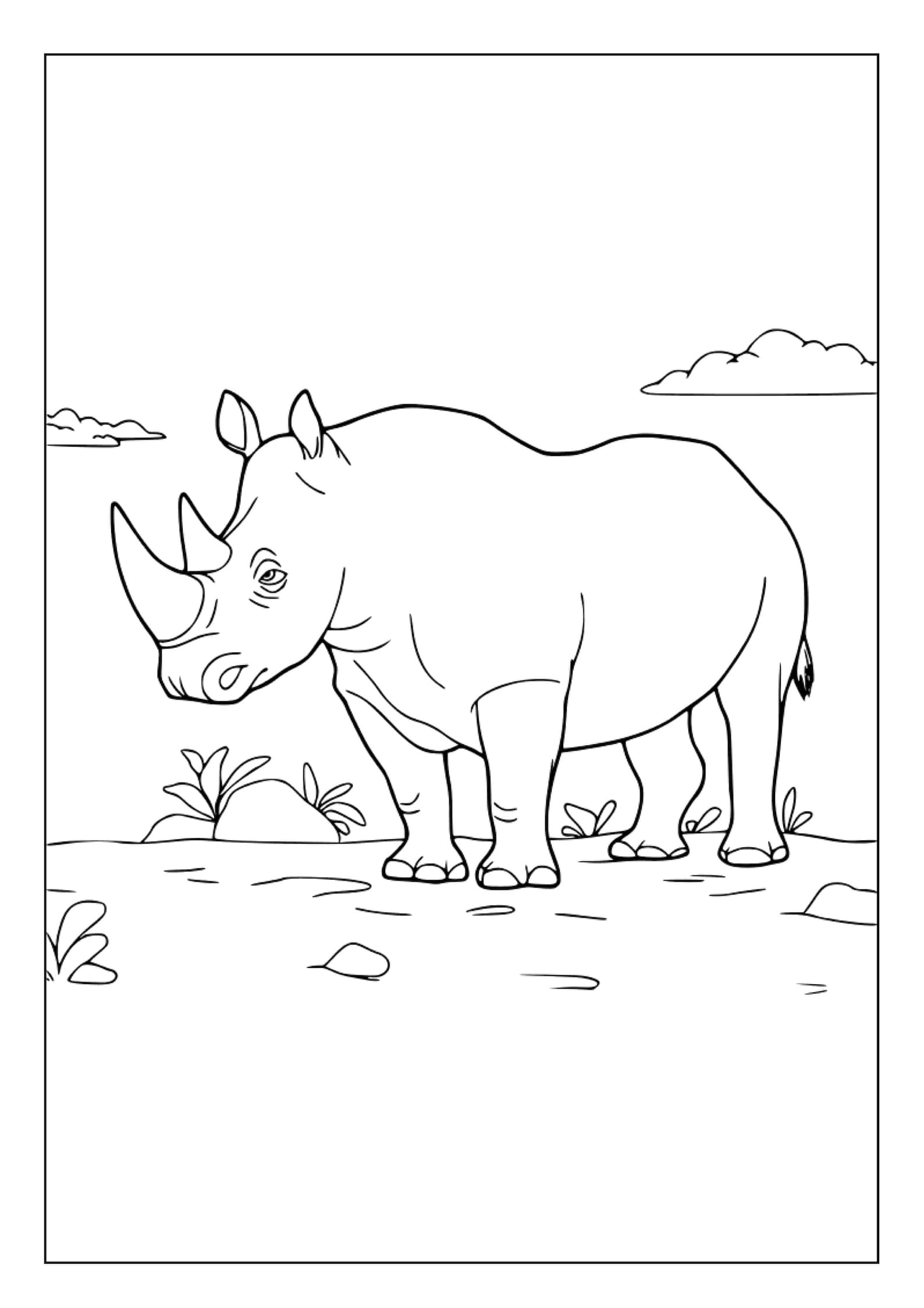 Printable African Animals Coloring Pages for Kids & Adults | 50 Pages ...