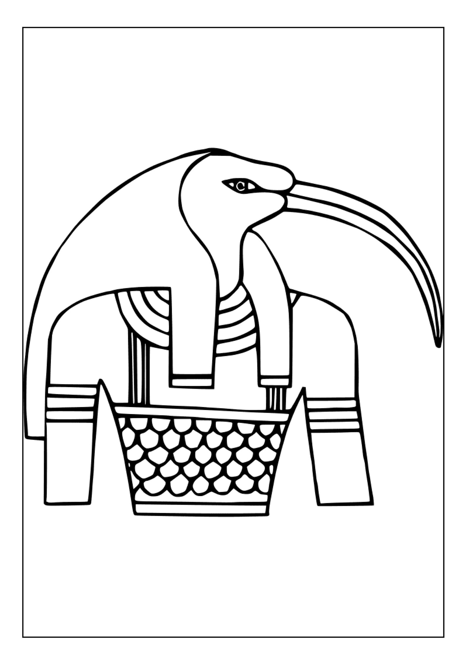 Printable Egypt Coloring Pages for Kids & Adults | 65 Pages | Digital ...