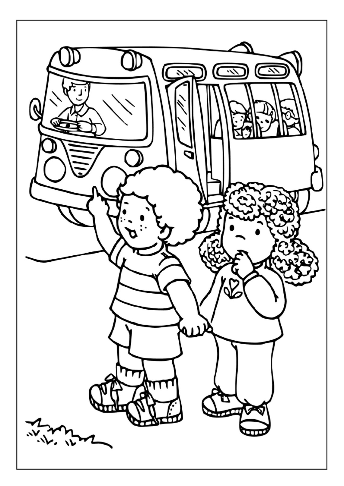 Printable School Bus Coloring Pages for Kids and Adults | 80 Pages ...