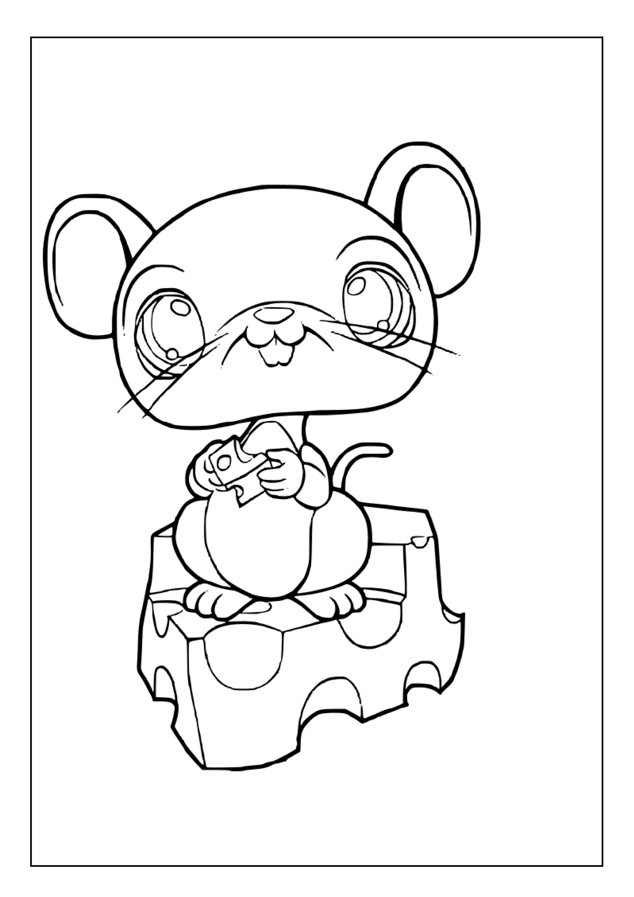 Printable Cheese Coloring Pages for Kids and Adults | 35 Pages ...