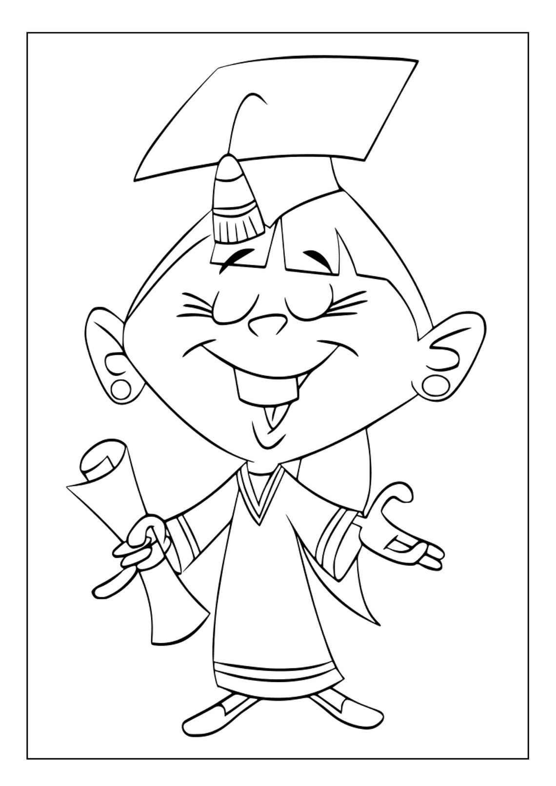 Printable Graduation Coloring Pages for Kids & Adults | 75 Pages ...