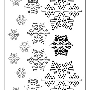 Printable Snowflake Coloring Pages for Kids and Adults | 90 Pages ...
