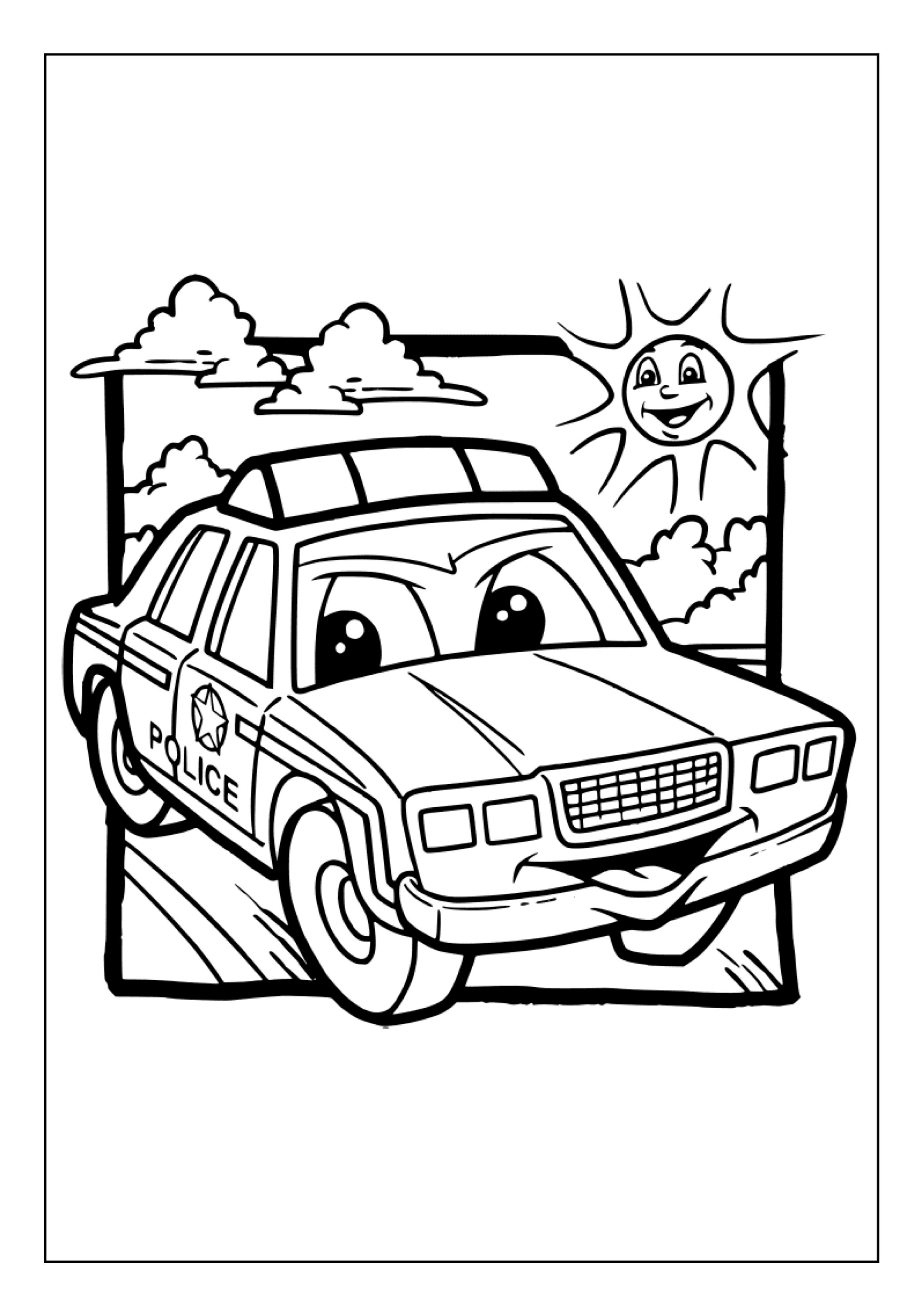 Printable Police Officer Coloring Pages for Kids & Adults | 40 Pages ...
