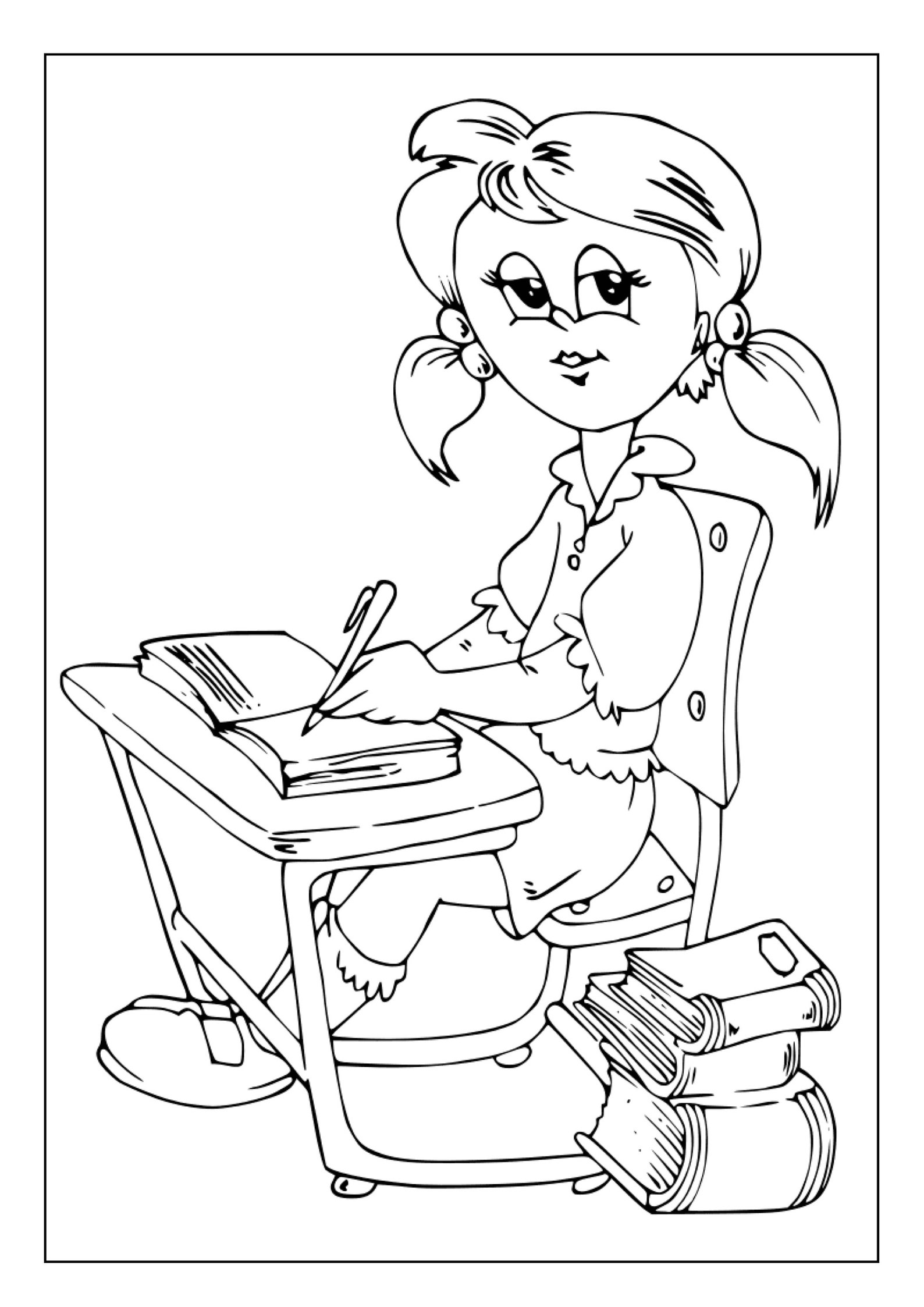 Printable Back to School Coloring Pages for Kids and Adults | 90 Pages ...