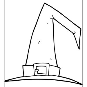 Printable Witch Hat Coloring Pages for Kids and Adults | 90 Pages ...