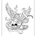 Printable Tattoos Coloring Pages for Kids and Adults 60 Pages Instant ...