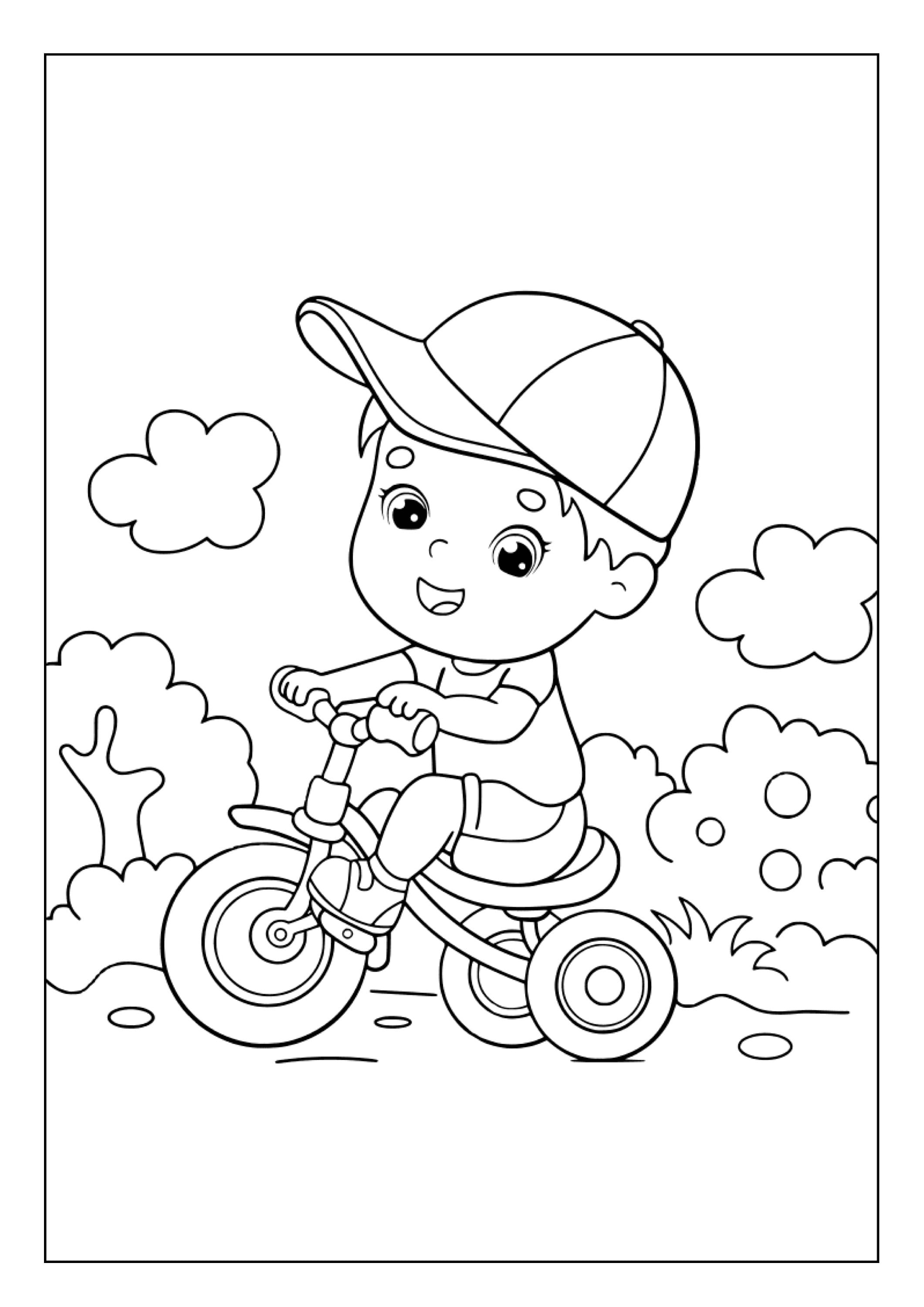 Printable Boys Coloring Pages for Kids & Adults | 55 Pages | Instant ...