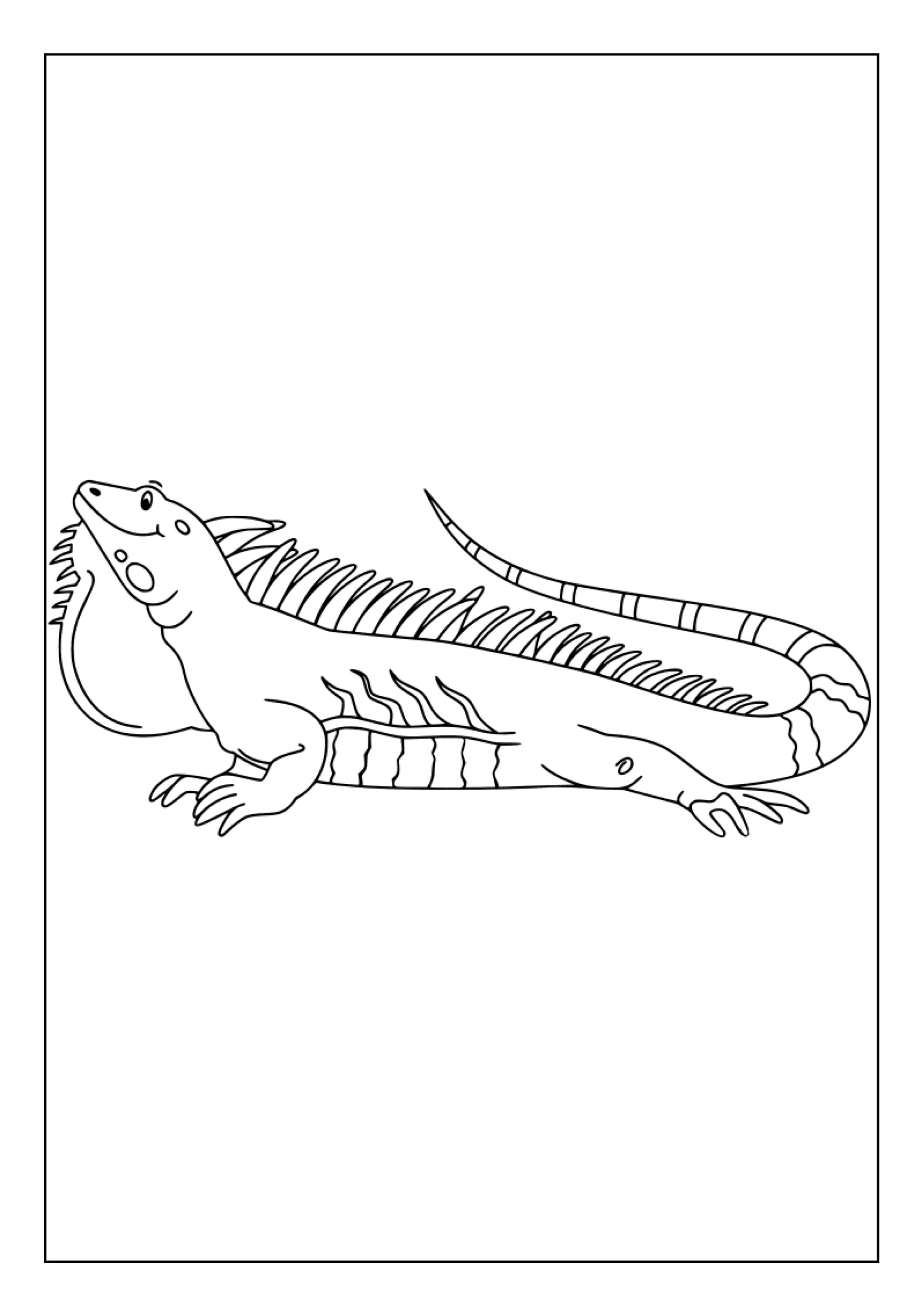 Printable Lizard Coloring Pages for Kids and Adults | 90 Pages ...