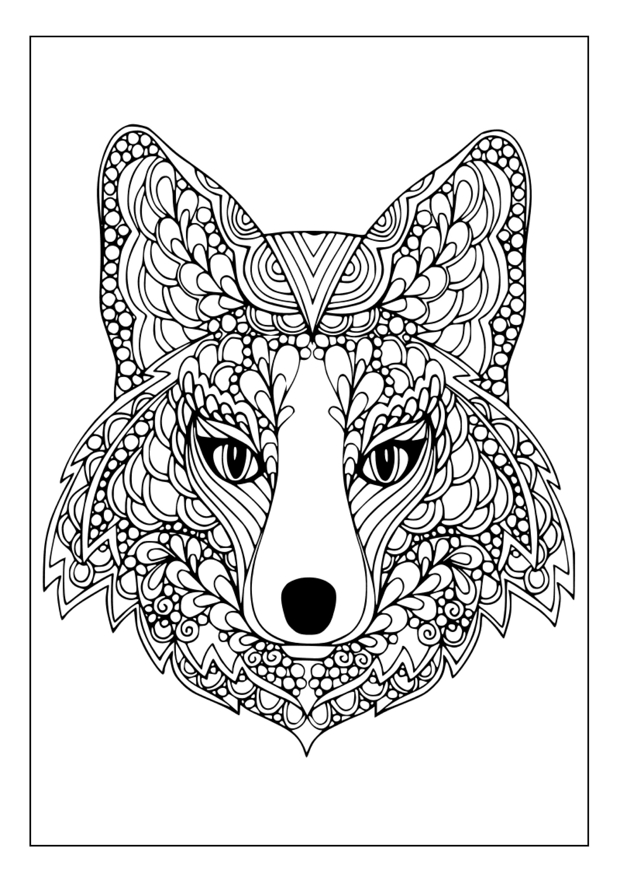 Printable Anti Stress Coloring Pages for Kids and Adults 190 - Etsy