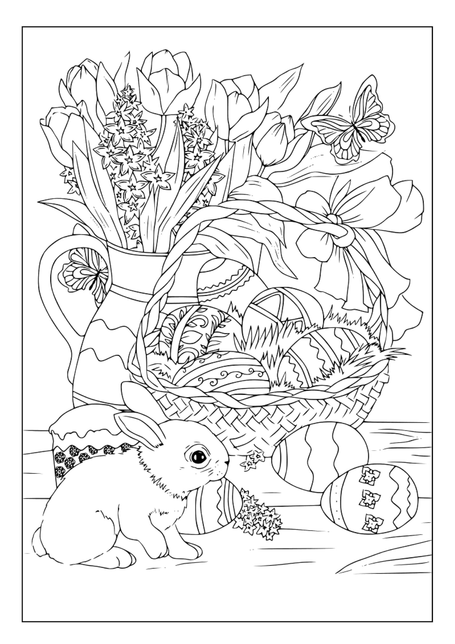 Printable Spring Coloring Pages for Kids and Adults | 160 Pages ...