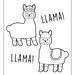 Printable Llama Coloring Pages for Kids & Adults | 85 Pages | Instant ...