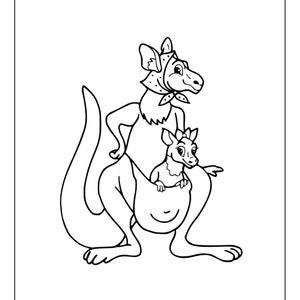 Printable Kangaroo Coloring Pages for Kids & Adults | 45 Pages ...
