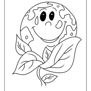 Printable Earth Day Coloring Pages for Kids & Adults | 100 Pages ...