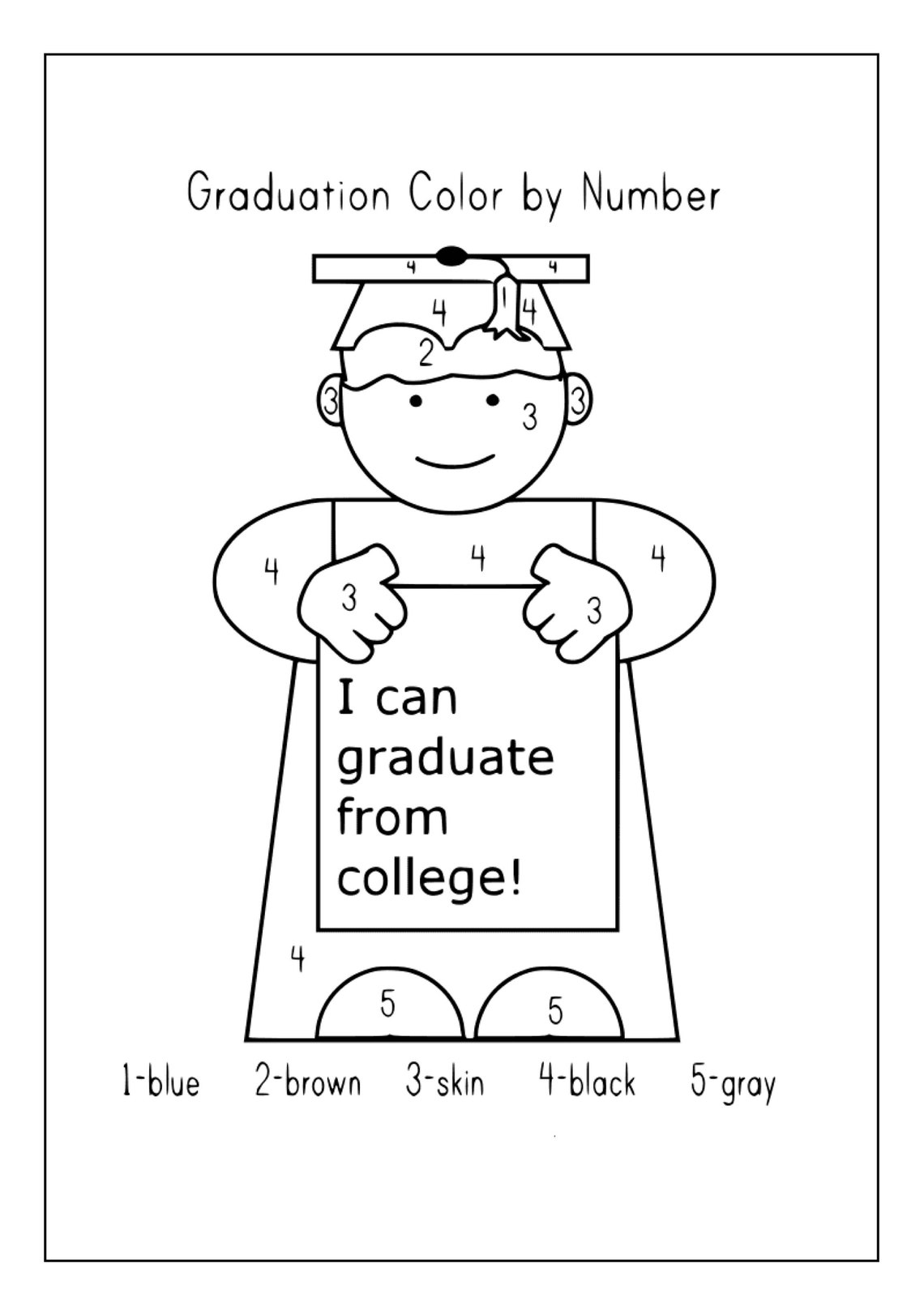 Printable Graduation Coloring Pages for Kids & Adults | 75 Pages ...
