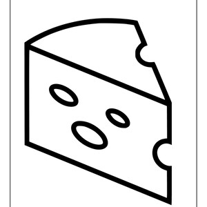 Printable Shapes of Food Coloring Pages for Kids & Adults | 75 Pages ...