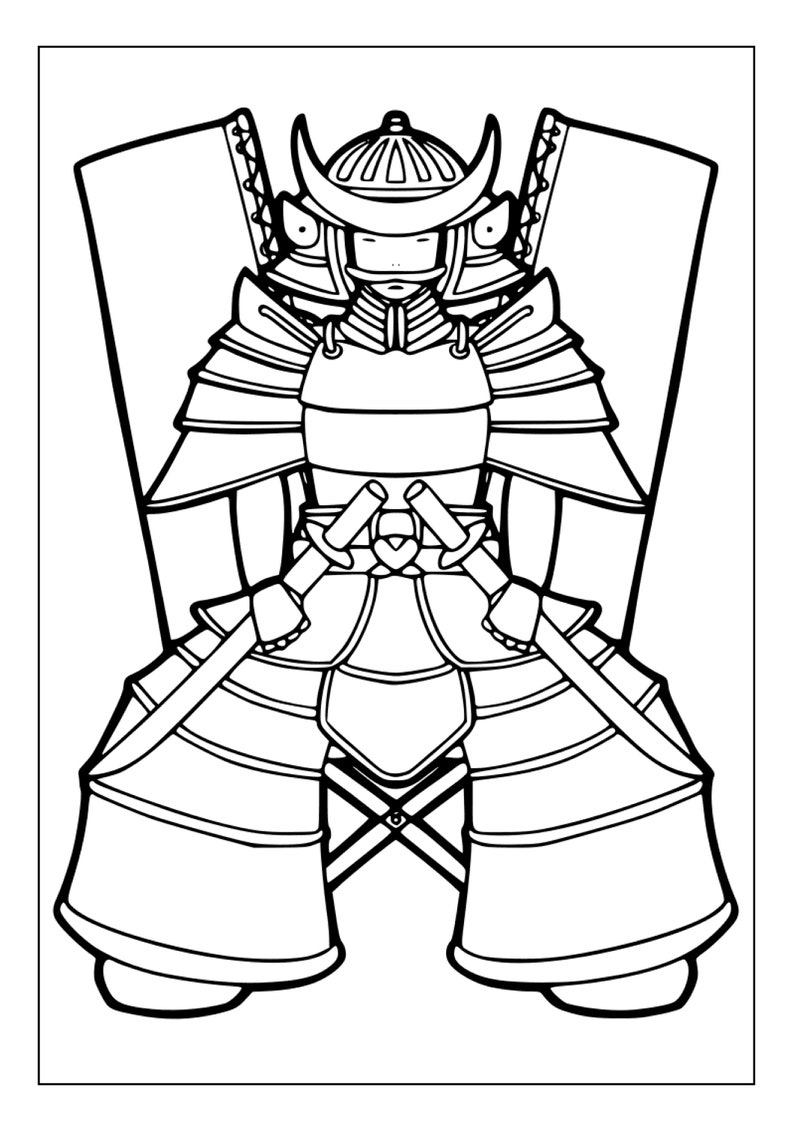 Printable Samurai Coloring Pages for Kids and Adults | 70 Pages ...