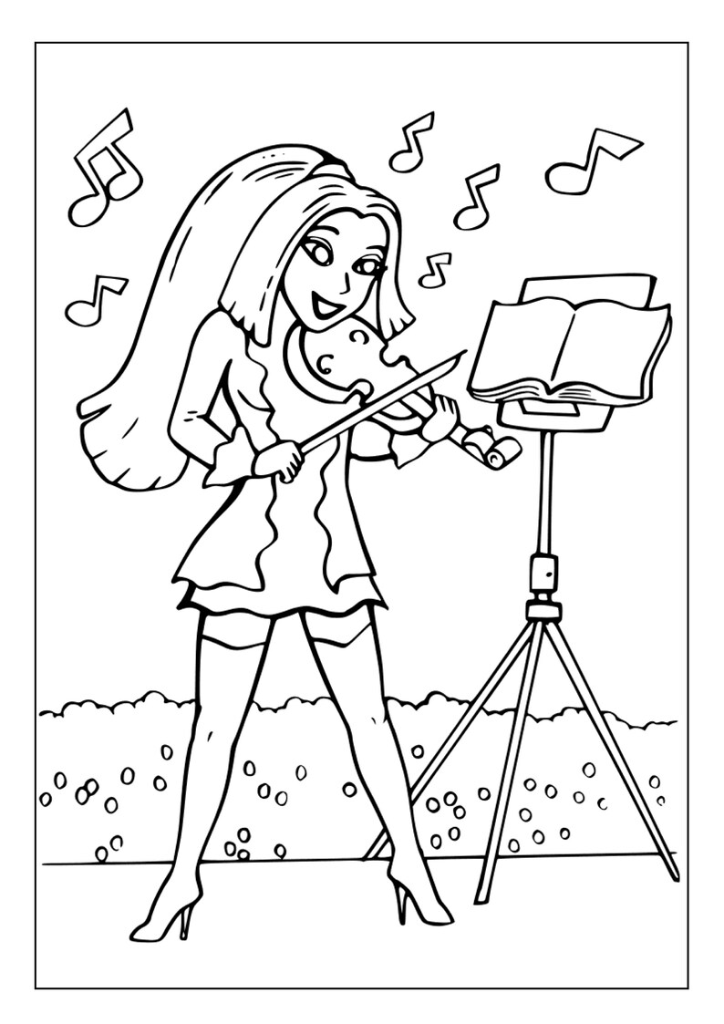 Printable Professions Coloring Pages for Kids and Adults 100 Pages ...