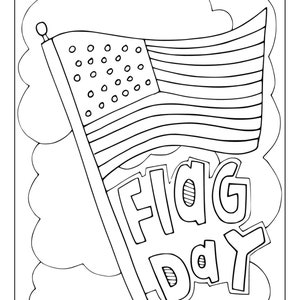 Printable Flag Day Coloring Pages for Kids and Adults | 90 Pages ...