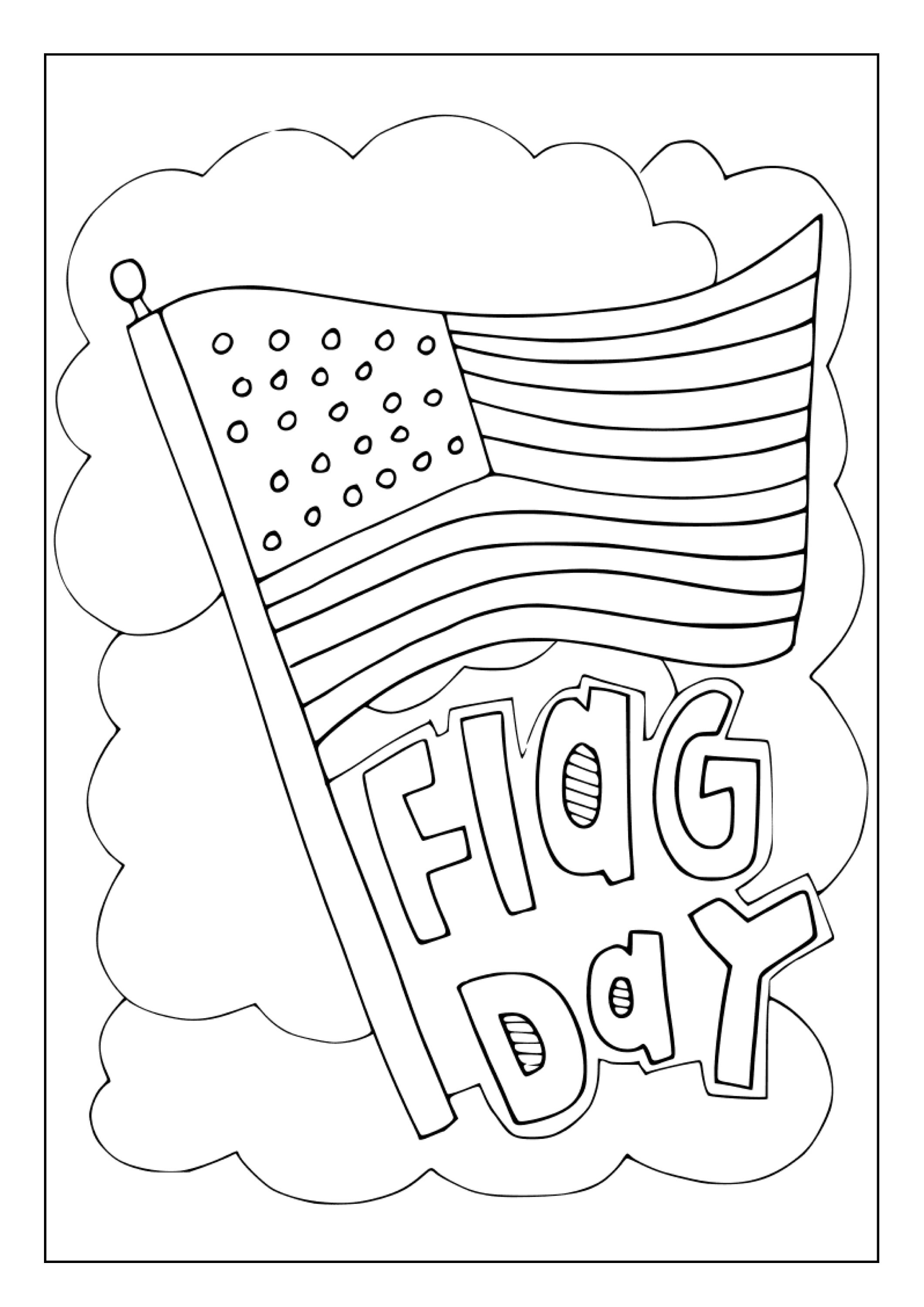 Printable Flag Day Coloring Pages for Kids and Adults | 90 Pages ...