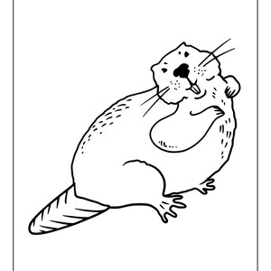Printable Mammals Coloring Pages for Kids & Adults | 40 Pages | Instant ...