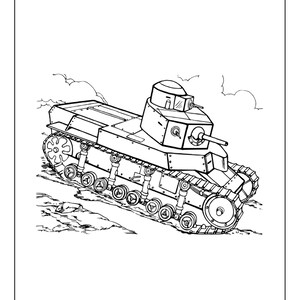 Printable Army Tanks Coloring Pages for Kids and Adults 80 Pages ...