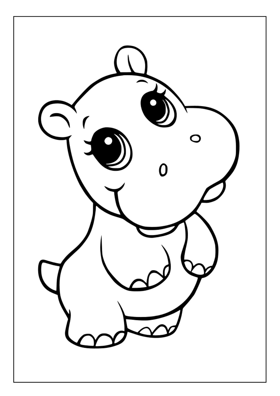 Printable Baby Animal Coloring Pages for Kids and Adults | 90 Pages ...
